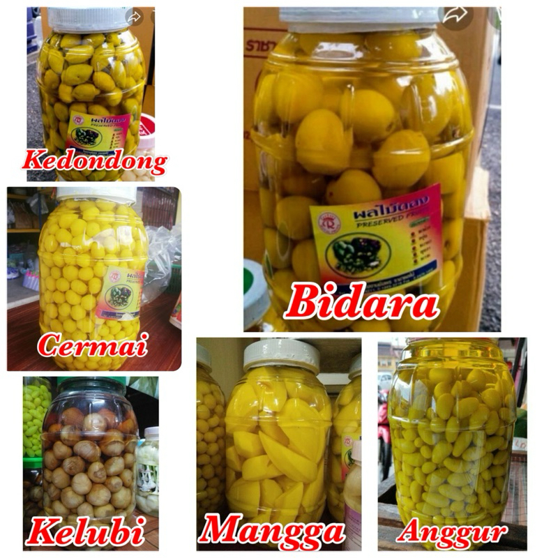 Jeruk Thai 3.5kg dalam botol,jeruk bidara/anggur/kedondong | Shopee ...