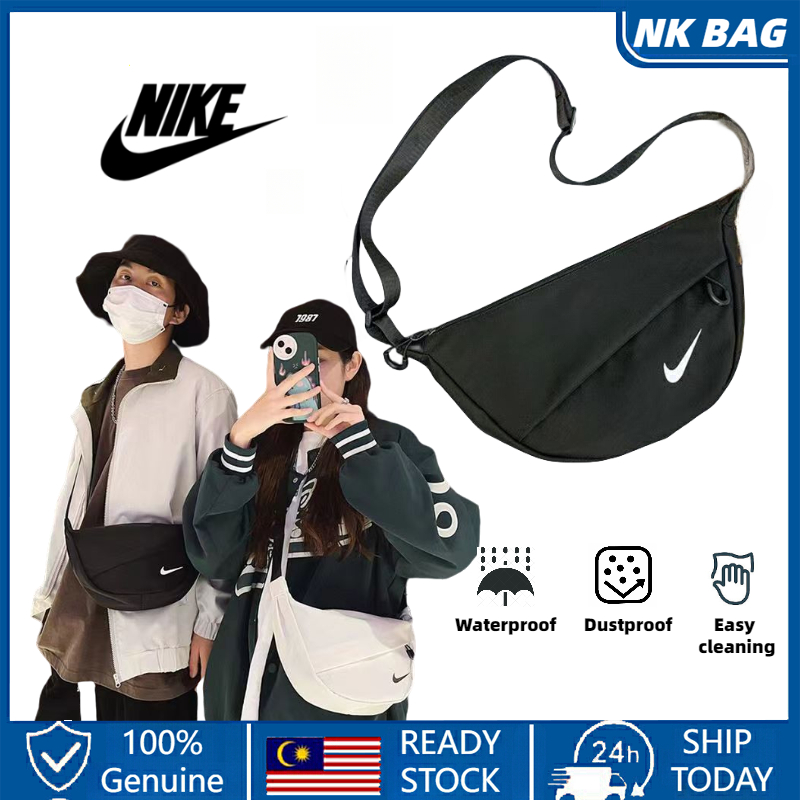 NIKE bag women bags waist bag canvas small shoulder bag personality ...