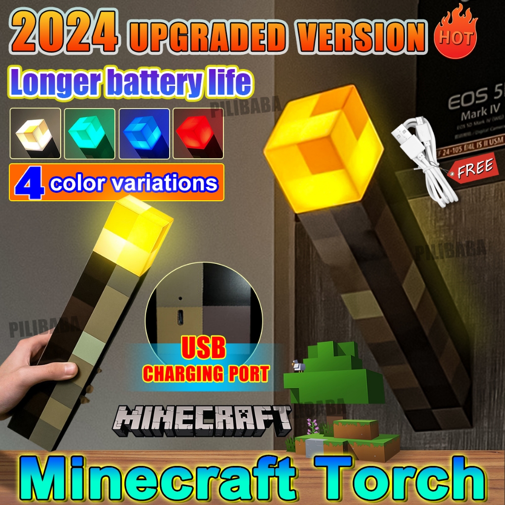 minecraft light up torch torch minecraft light led Night Light Can be ...