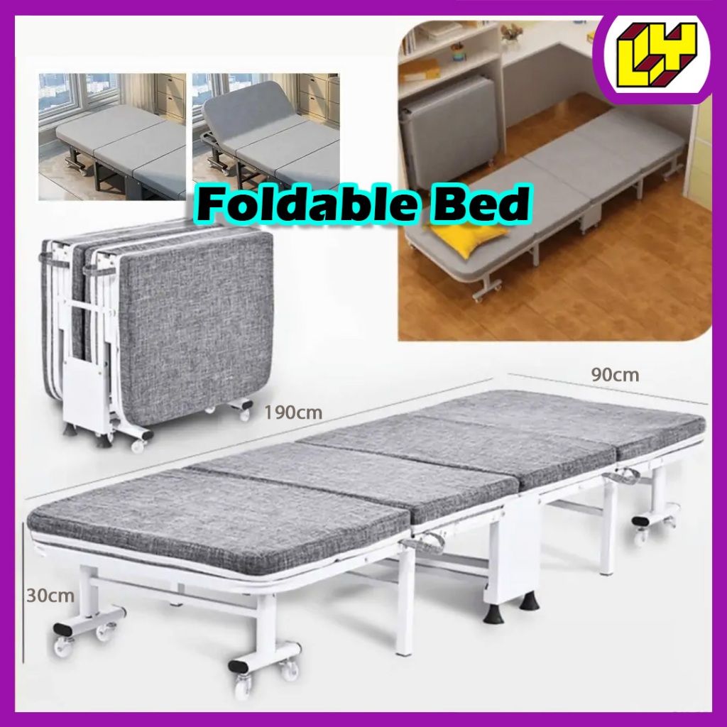 Foldable Bed Folding Office Bed Camp Napping Bed Office Lunch Break Bed ...