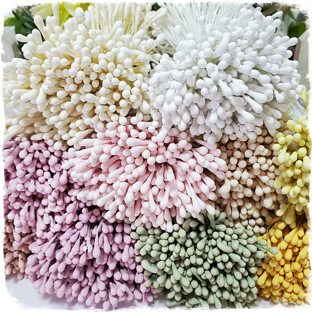 100pcs Matte Gypsums Artificial Flowers Stamen Decoration DIY ...