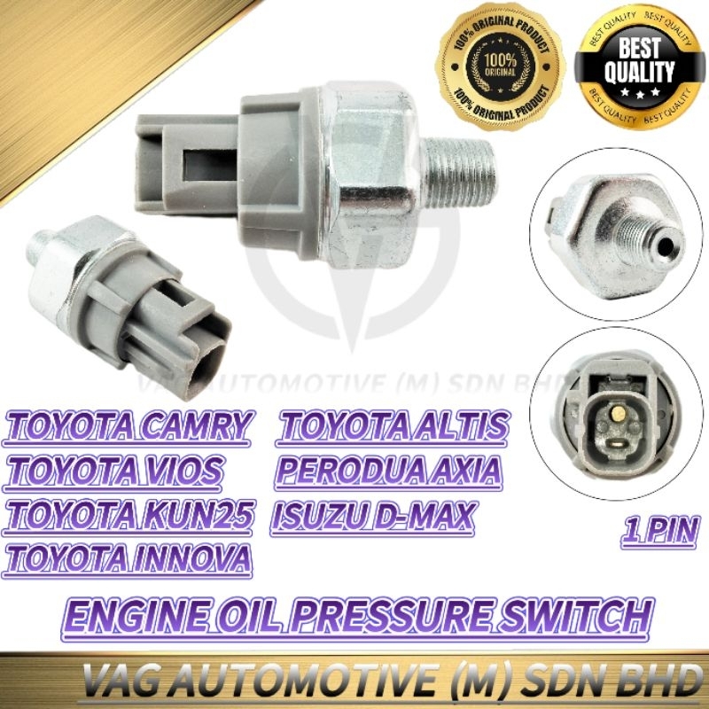 TOYOTA CAMRY,VIOS,KUN25,INNOVA,ALTIS,PERODUA AXIA,ISUZY D-MAX (1PIN ...