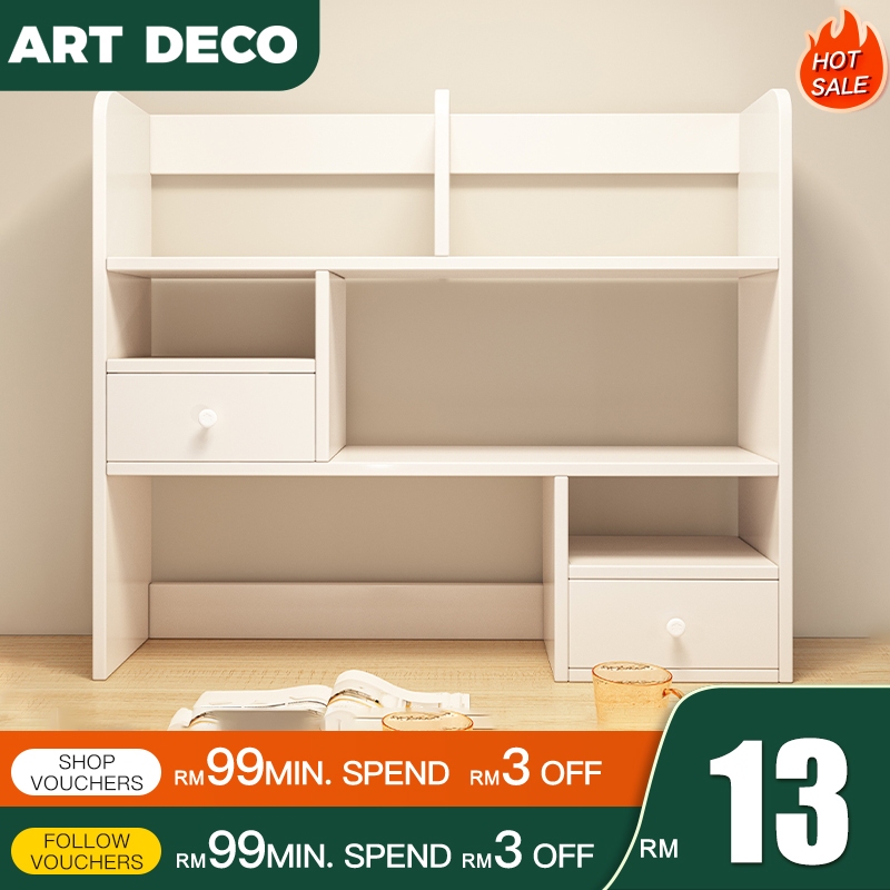 Desktop Rack Multifunctional Table Top Rack Rak Buku Desk Organizer ...
