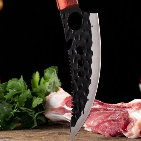 Forged butcher knife, household fish scale knife, multi-purpose ...