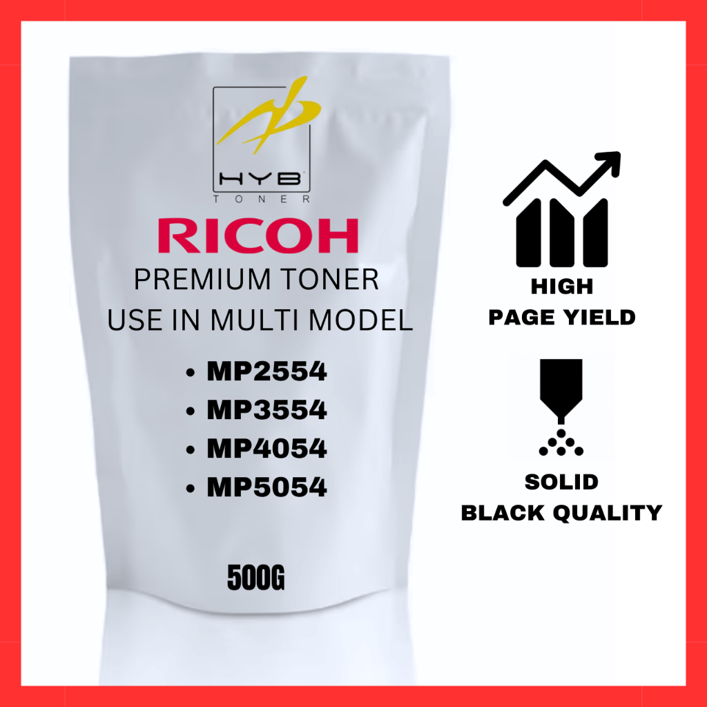 TONER RICOH MP 2554 / 3554 / 4054 / 5054 REFILL PACK TONER 1000 gram | Shopee Malaysia