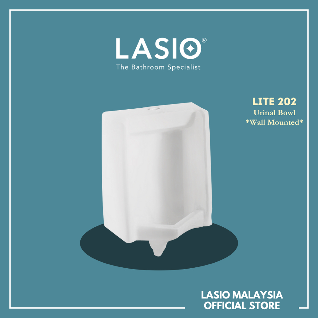 LASIO Wall Hung Ceramic Urinal Bowl LITE 202 | Mangkuk Air Kencing ...