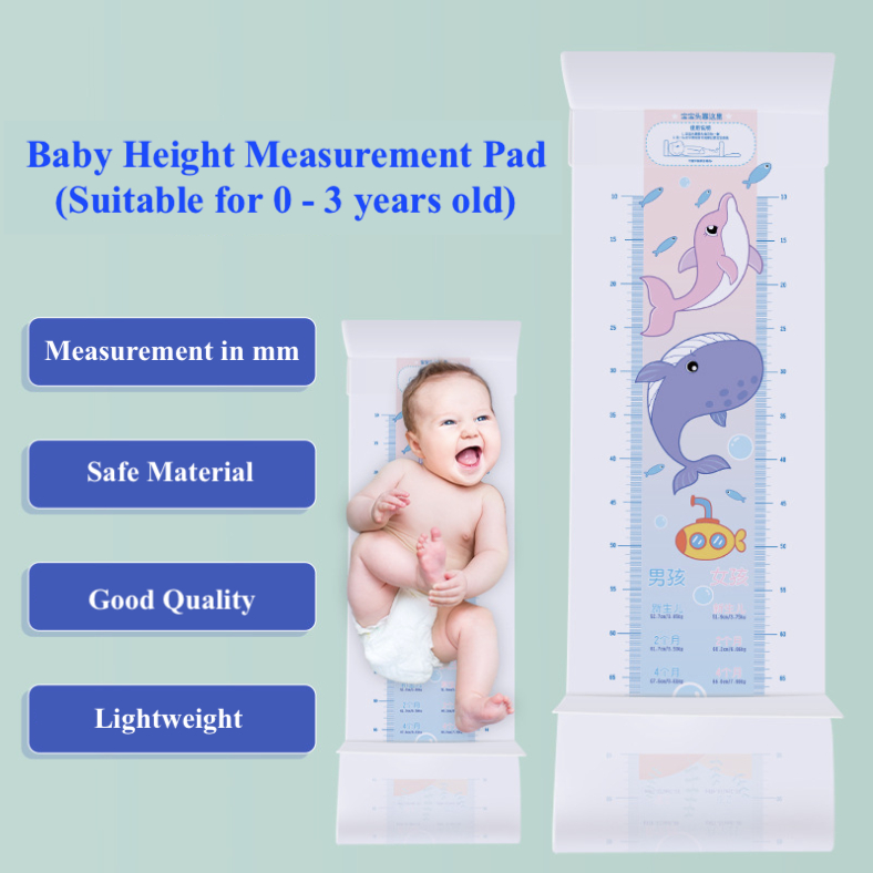 Newborn Baby Infant Height Measurement Ruler Measure Mat Body Length ...