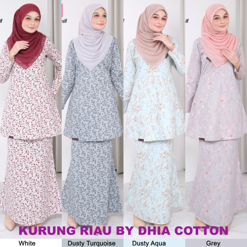 NEW RELEASE CORAK RAYA 2024 KURUNG RIAU EKSLUSIF BY DHIA COTTON ...