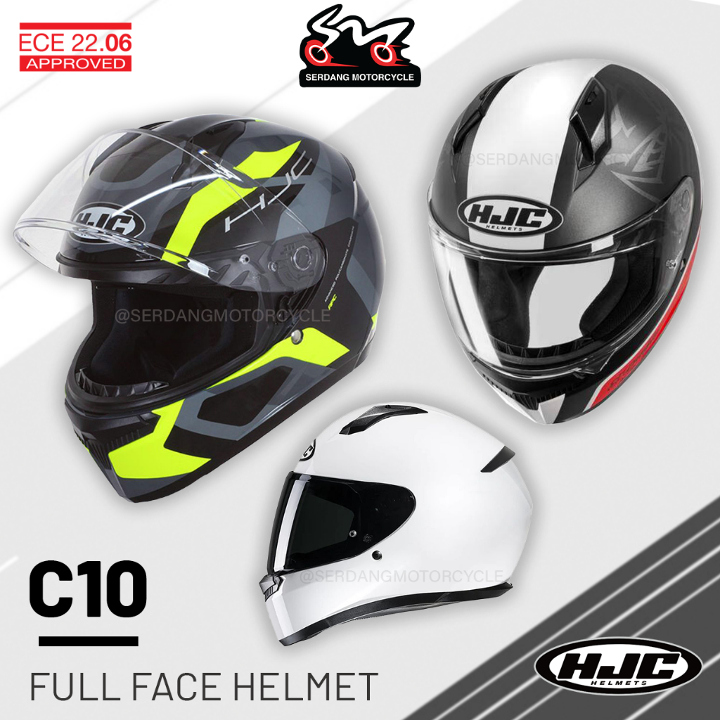 HJC C10 FullFace Helmet FABIO QUARTARARO INKA TINS SOLID FQ20 MC3H ...