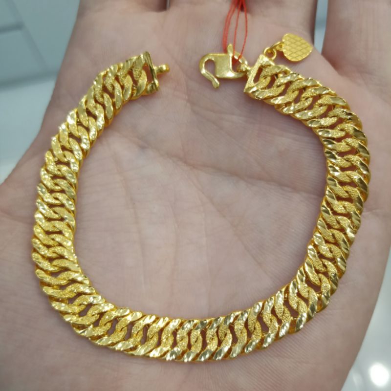 Gelang Tangan Lipan Emas 916 Gold Bracelet Lipan🌈 | Shopee Malaysia