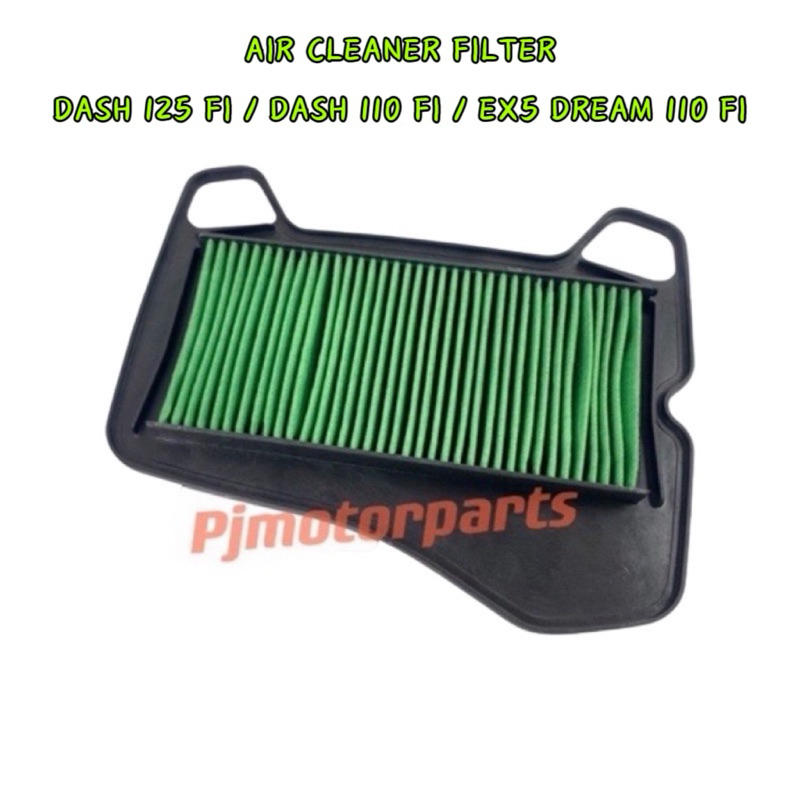 DASH 125 Fi/ DASH 110 Fi/ EX5 DREAM 110 Fi/ DREAM110 Fi / WAVE DASH Fi NEW - AIR FILTER CLEANER ...