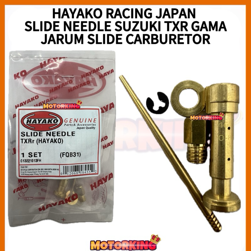 HAYAKO RACING JAPAN SLIDE NEEDLE SUZUKI TXR GAMA JARUM SLIDE ...