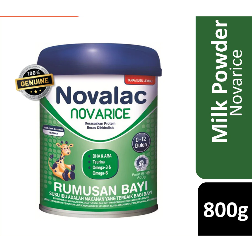 Novalac Novarice Infant Formula 800g (0-1 Years) | Shopee Malaysia
