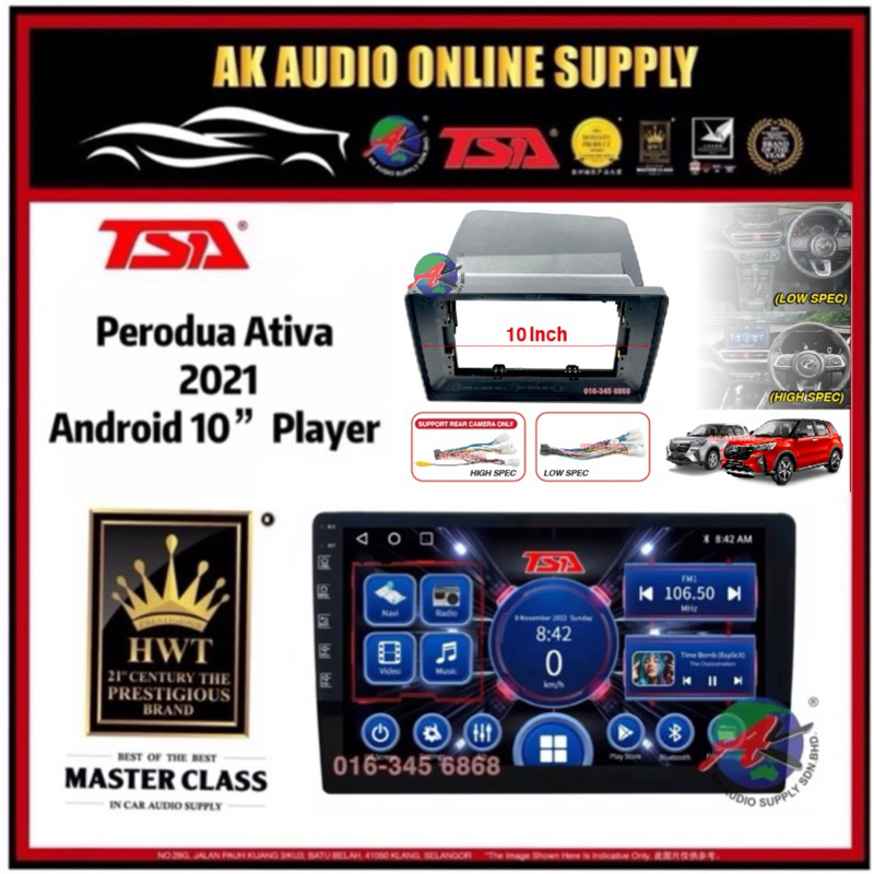[ MTK 2+32GB ] TSA Perodua Ativa 2021 - 2023 * NEW * Android 10'' inch ...