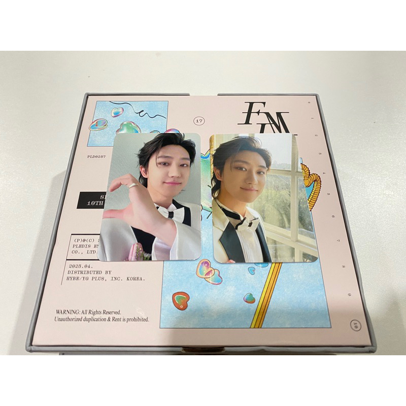 SEVENTEEN THE8 ORIGINAL PHOTOCARD FML CARVER CARAT VERSION ALBUM ...