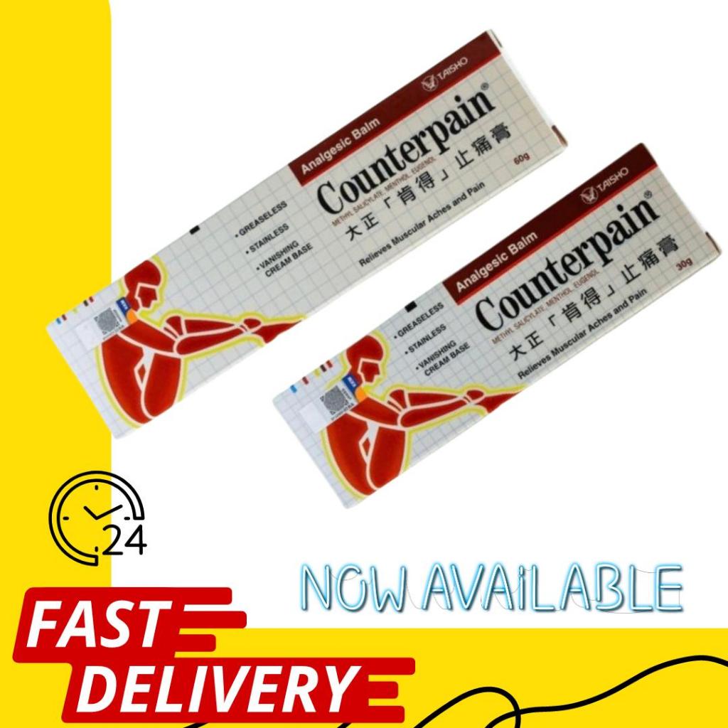 COUNTERPAIN ANALGESIC BALM 30G & 60G (EXP 2025/2026) | Shopee Malaysia