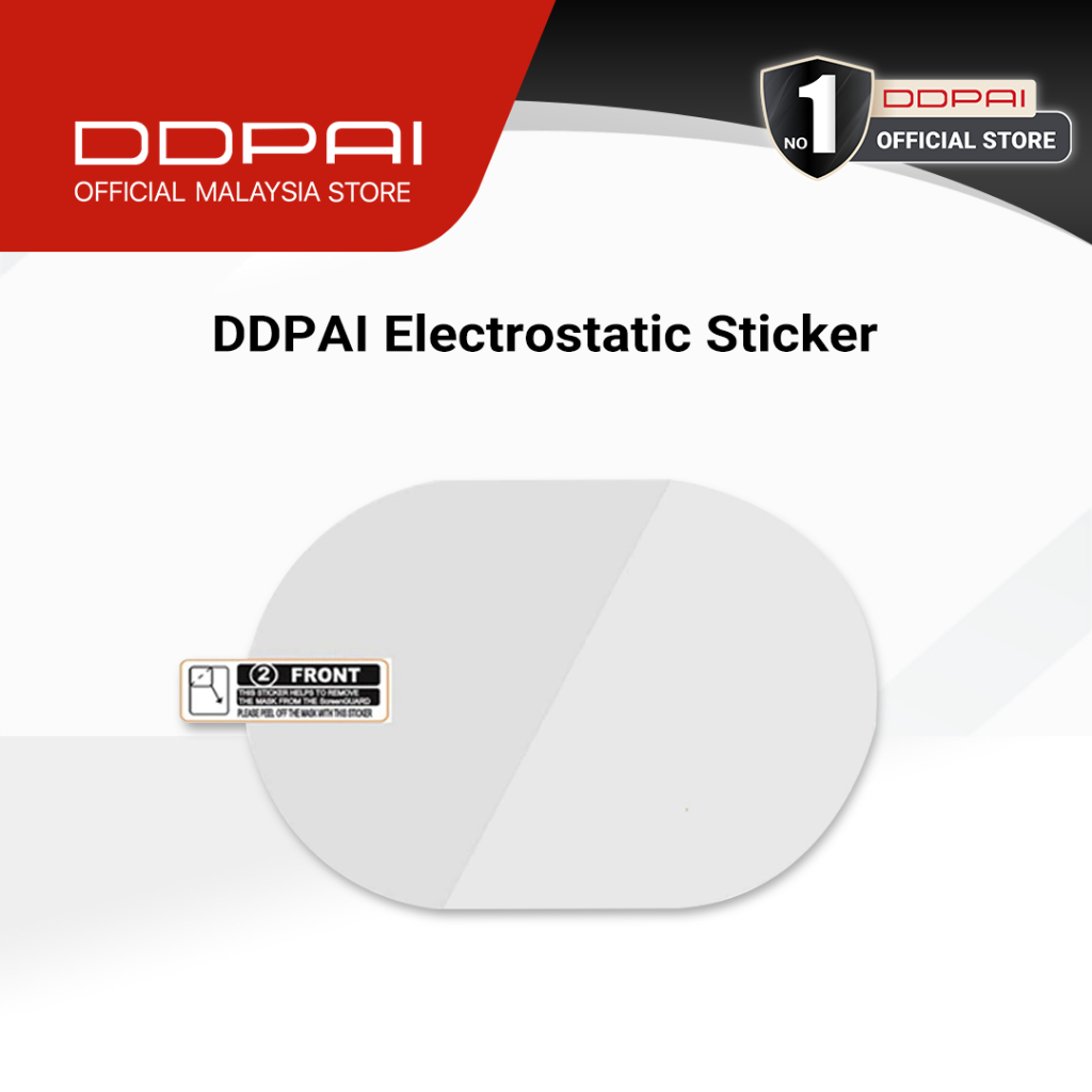 DDPAI Electrostatic Sticker Dash Cam Accessories Windscreen Tape 1pc ...