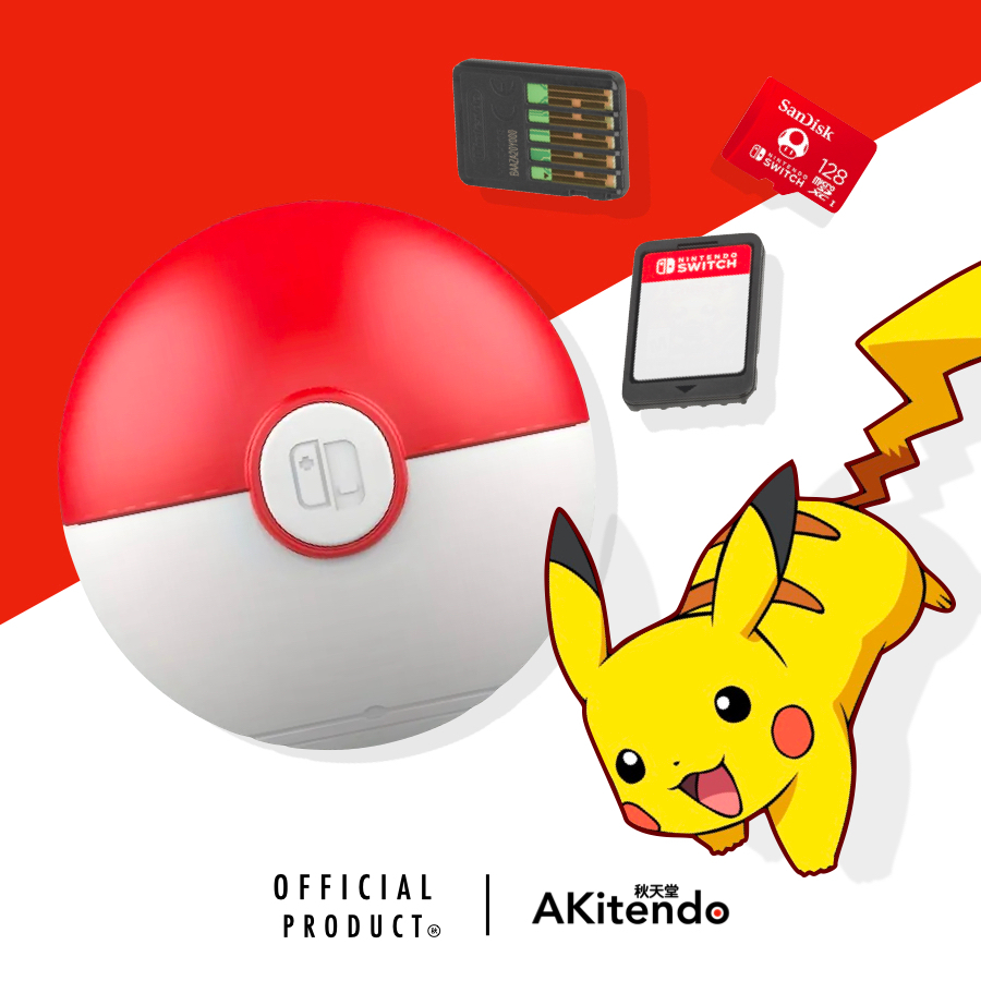 PokeBall Game Card Case for Nintendo Switch Games Switch Game Holder ...