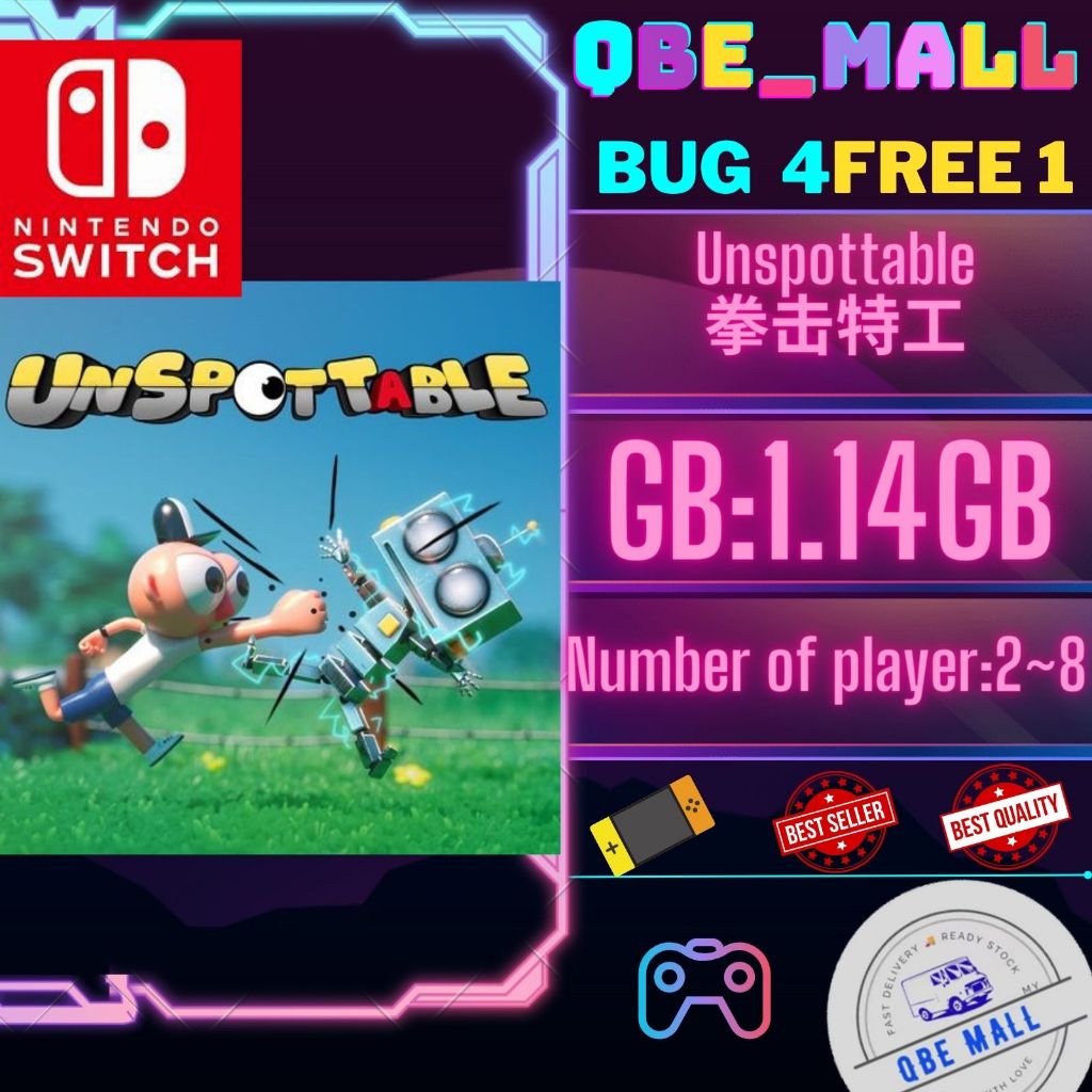 Unspottable 拳击特工 (Nintendo switch) DigitalDownload | Shopee Malaysia