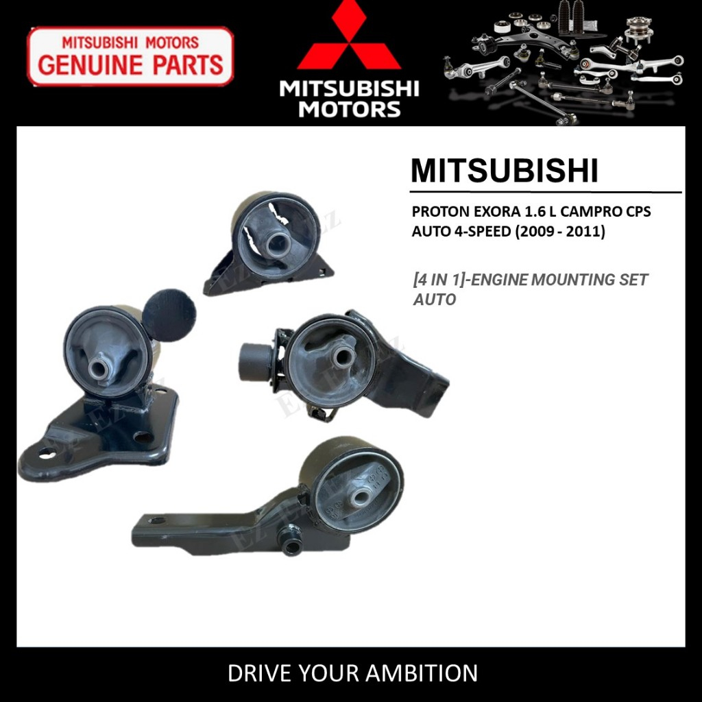 [4 IN 1]- ENGINE MOUNTING SET FOR PROTON EXORA CPS AUTO 2009-2011 ...