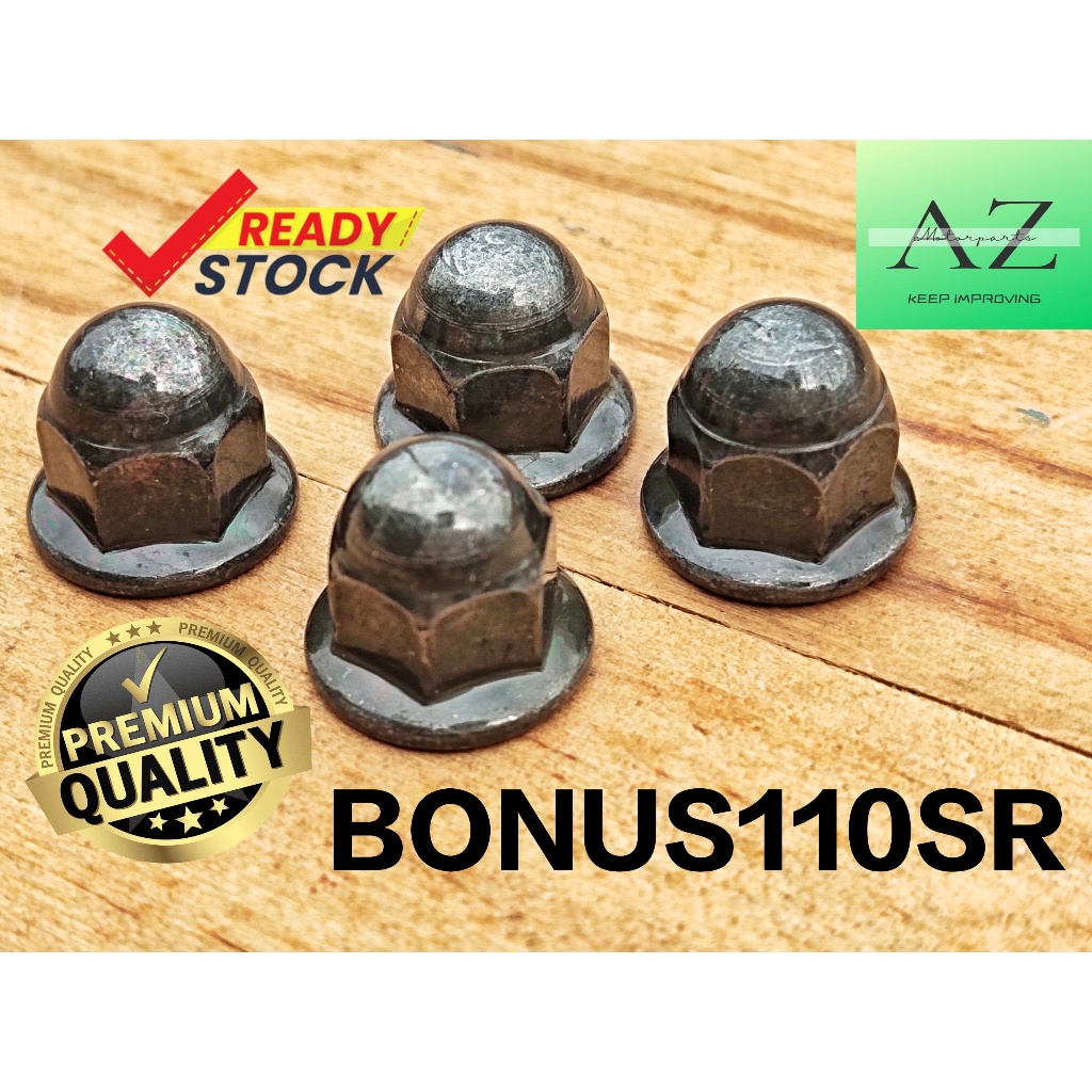SYM BONUS110 SR NUT HEAD BLOCK ( 4 BIJI ) | Shopee Malaysia