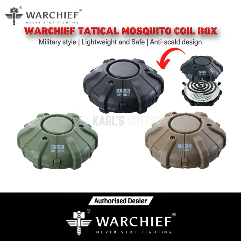Warchief Tactical Mosquito Coil Box Military Style Camping Mosquito ...