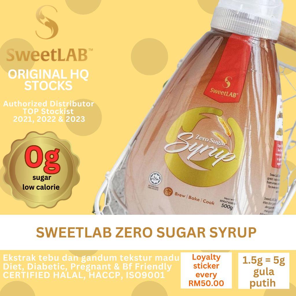 SWEET HEALTH Sweetlab Zero Sugar Syrup Nogula (Exp: FEB 26) | Shopee ...