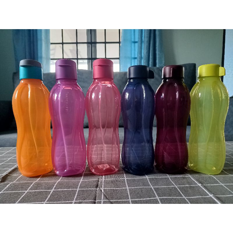 Eco Bottle 500ml Botol Air Tupperware Flip-Top and Screw Cap | Shopee ...