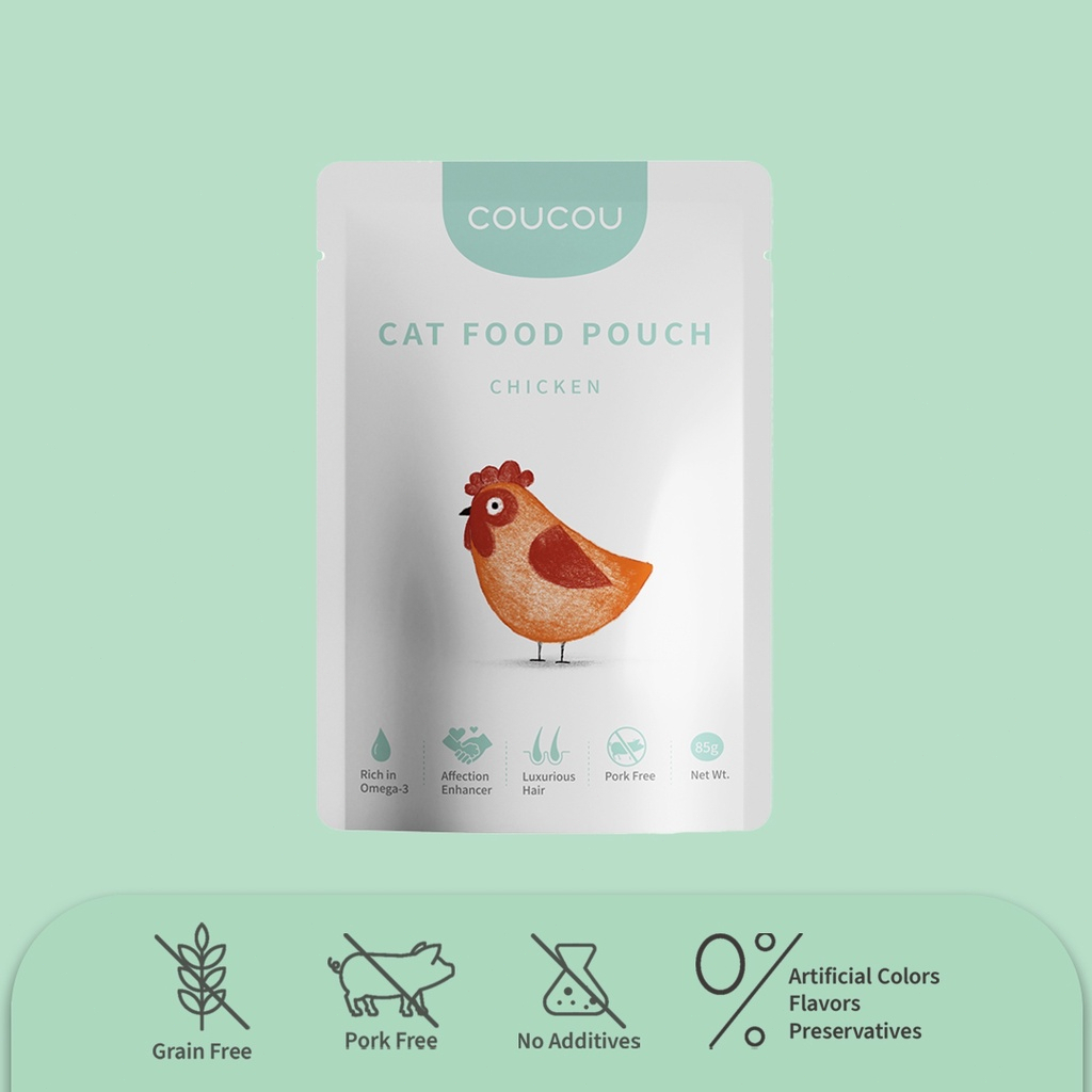 Coucou wet food per box 12 x85 gram makanan kucing basah 1 dus | Shopee ...