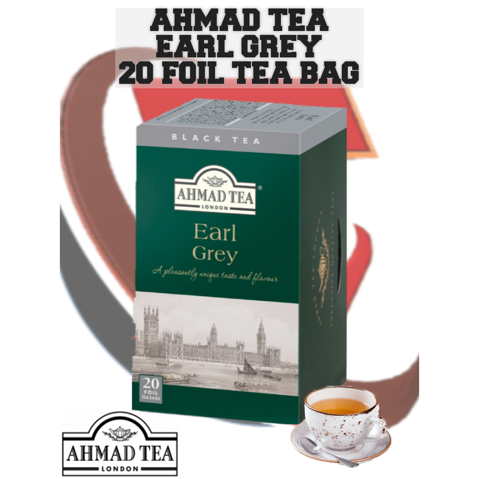 AHMAD TEA {EARL GREY} 20 FOIL TEA BAG | HALAL | Shopee Malaysia