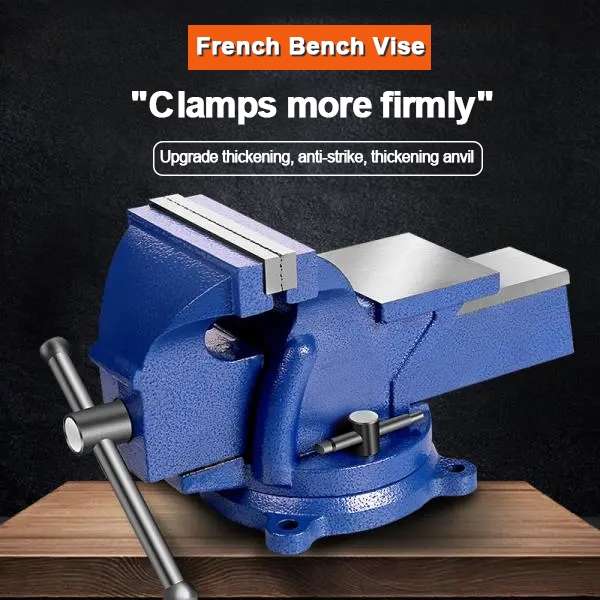 3'' / 4" / 5 '' / 6 " Heavy Duty Clamp Bench Vise Clamp Tool 360° Rotation Ragum Meja Inch ...