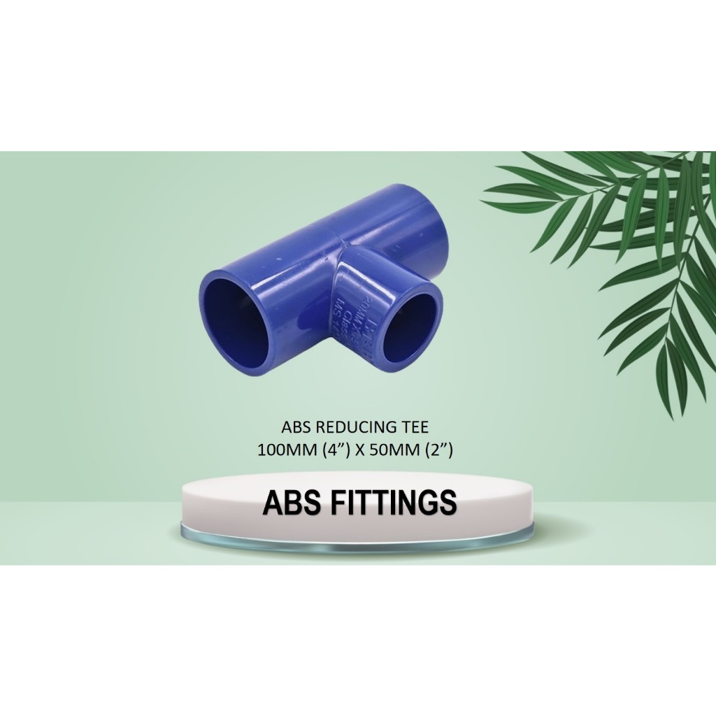 ABS Fitting 15mm 20mm 25mm 40mm 80mm 100mm (FLANGE REDUCING TEE BUSH ...