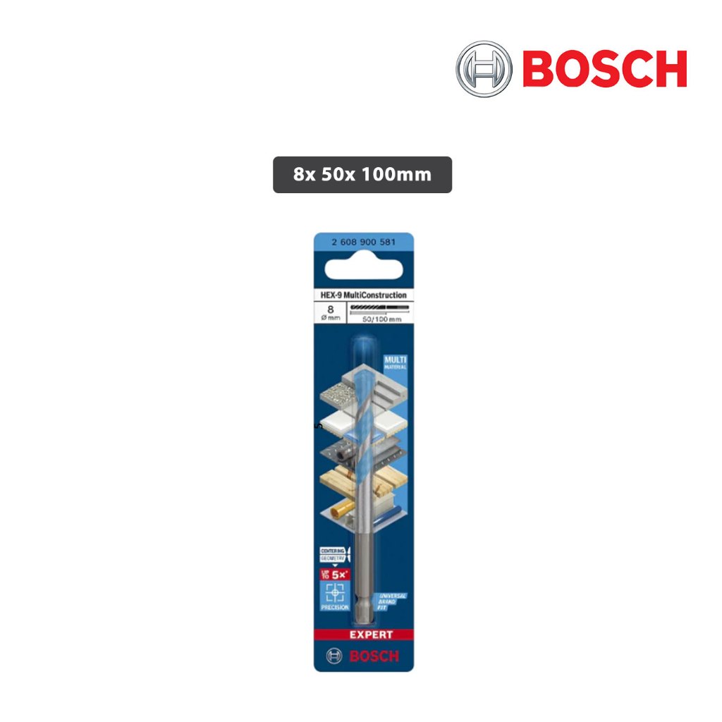 BOSCH Hex-9 Multi Purpose Construction Drill Bit multi material drill ... BOSCH Hex-9 Multi Purpose Construction Drill Bit multi material drill ...