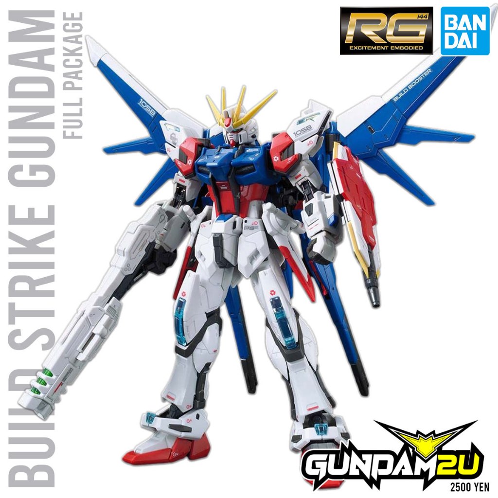 BANDAI RG 1/144 Build Strike Gundam Full Package - Model Kit Real Grade ...