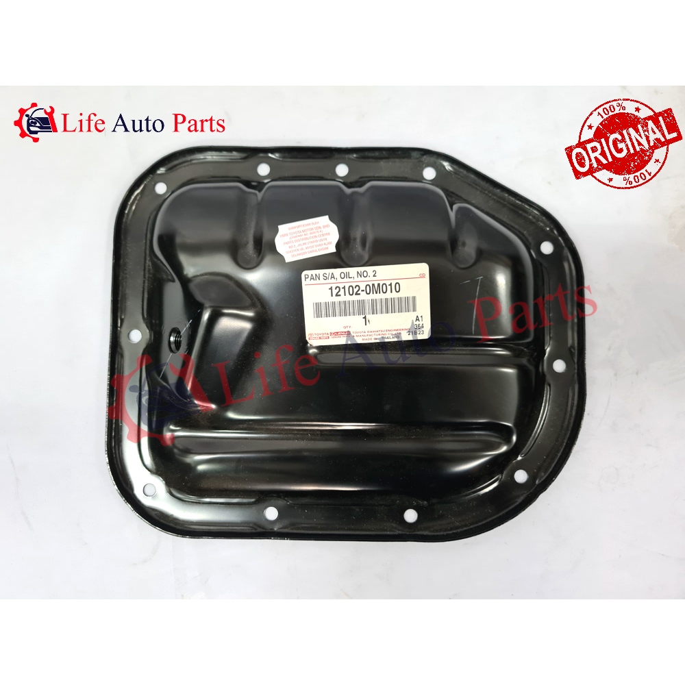 ORIGINAL TOYOTA NCP93 VIOS ENGINE OIL PAN LOWER/ENGIN BAWAH MINYAK PAN ...