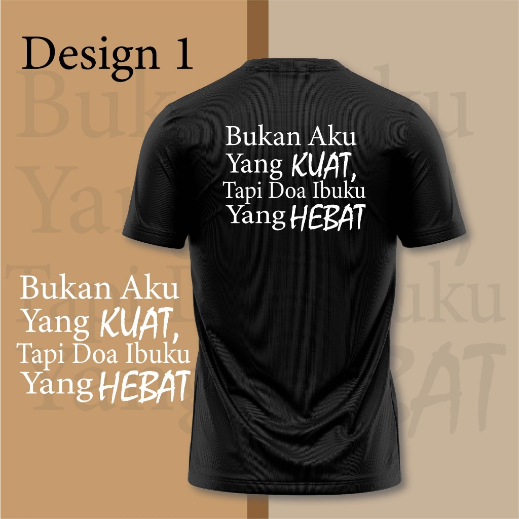Baju Doa Ibu Yang Hebat Jersey Round Neck Microfiber Tshirt Doa Ibu Yang Kuat Shopee Malaysia
