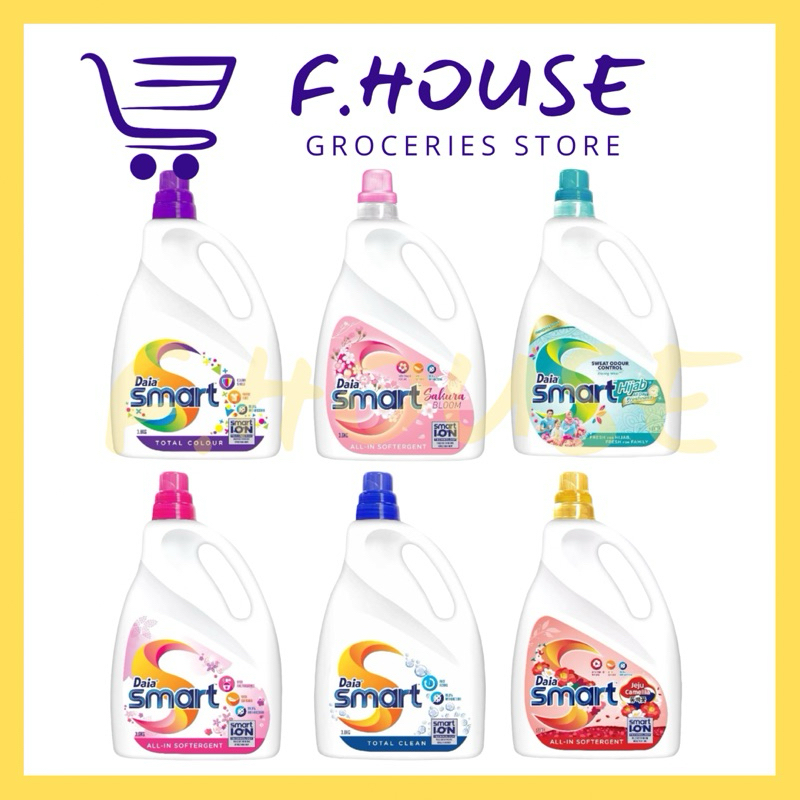 DAIA SMART Liquid Detergent (3.6kg / 3.8kg) | Shopee Malaysia