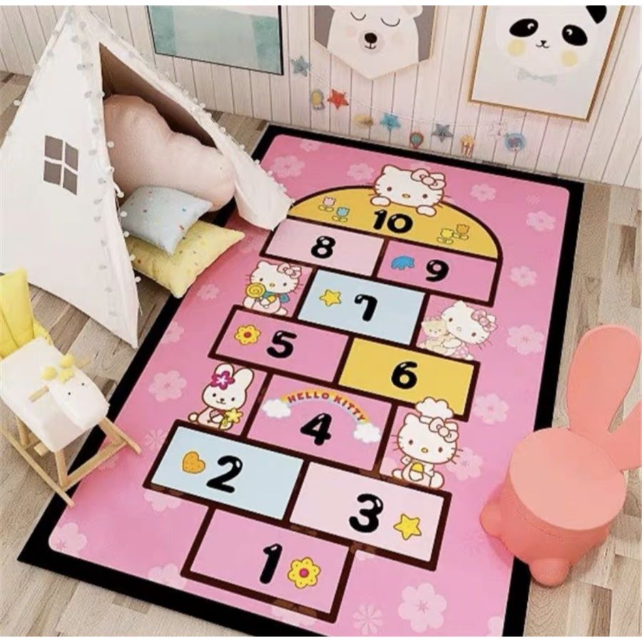 Hello Kitty Room Bedside Floor Rugs High Quality Thickness 80 x 120cm ...