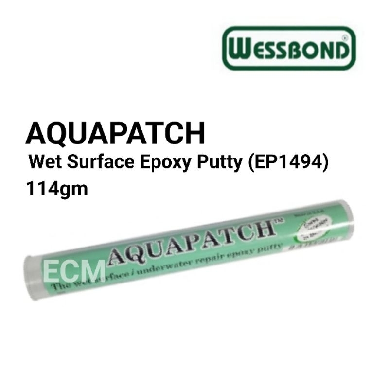 READY STOCK ! WESSBOND AQUAPATCH EPOXY PUTTY EP1494 (114GM) / WET ...