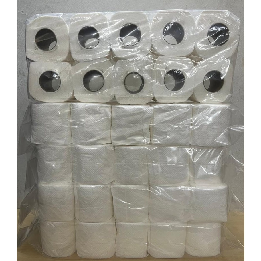 (60 Rolls x 200 Sheets) 2-PLY Economy Soft Toilet Roll Tissue - Pulp ...