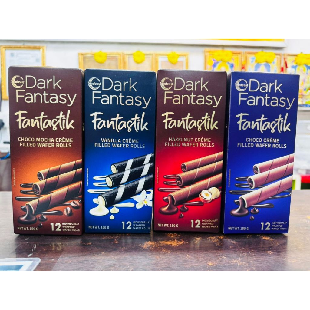 SUNFEAST DARK FANTASY FANTASTIK CHOCO WAFER ROLLS / DARK FANTASY ...