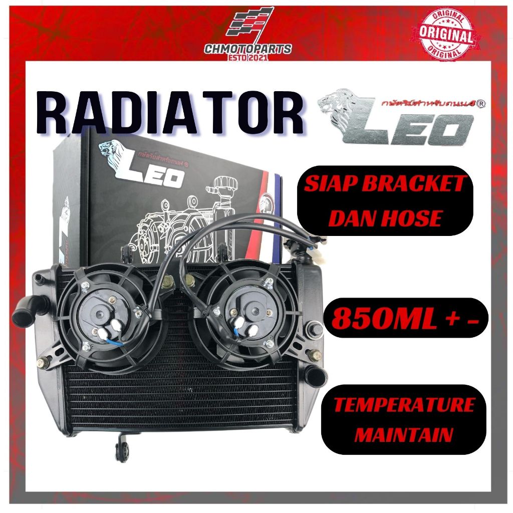 Leo Big Radiator with double fan Y15ZR/ RS150 | Shopee Malaysia