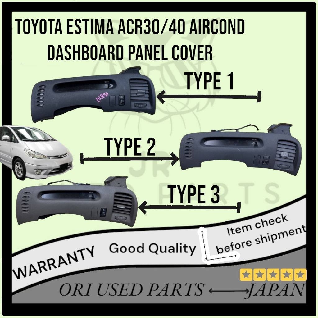 TOYOTA ESTIMA ACR30/40 AIRCOND DASHBOARD PANEL COVER | Shopee Malaysia