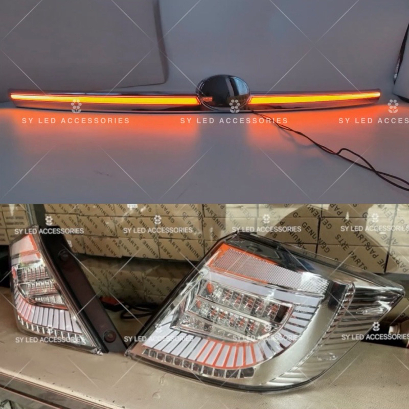 Perodua Bezza 2016-2024 Taillamp Dragon Scale Tail Lamp Running Brake ...
