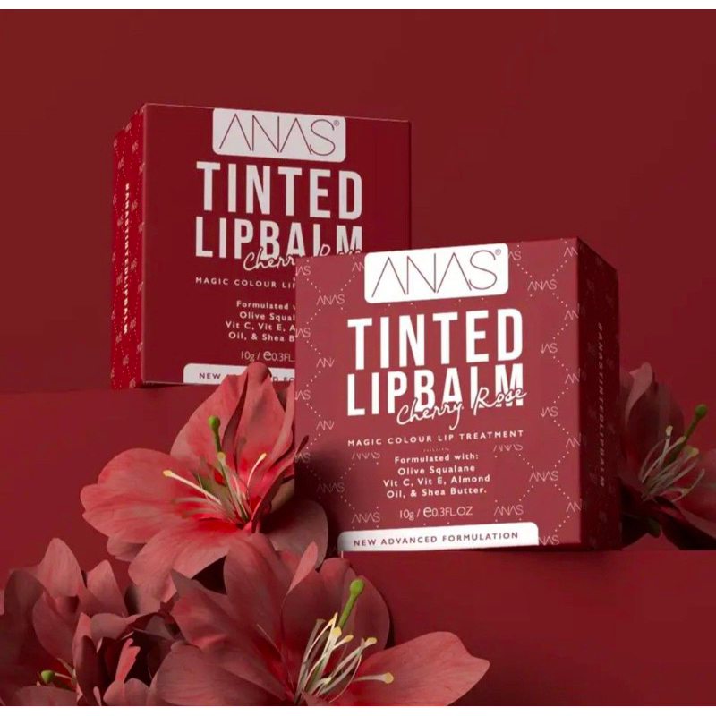 Anas Tinted Lip Balm Cherry Rose🍒 | Shopee Malaysia
