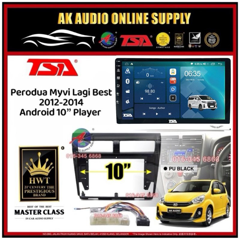 818 2+32GB TSA Perodua Myvi lagi Best 2012 - 2014 ( UV Black ) Android ...