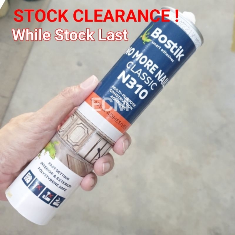 STOCK CLEARANCE ! BOSTIK N310 NO MORE NAILS CLASSIC (275ML) NEW ...