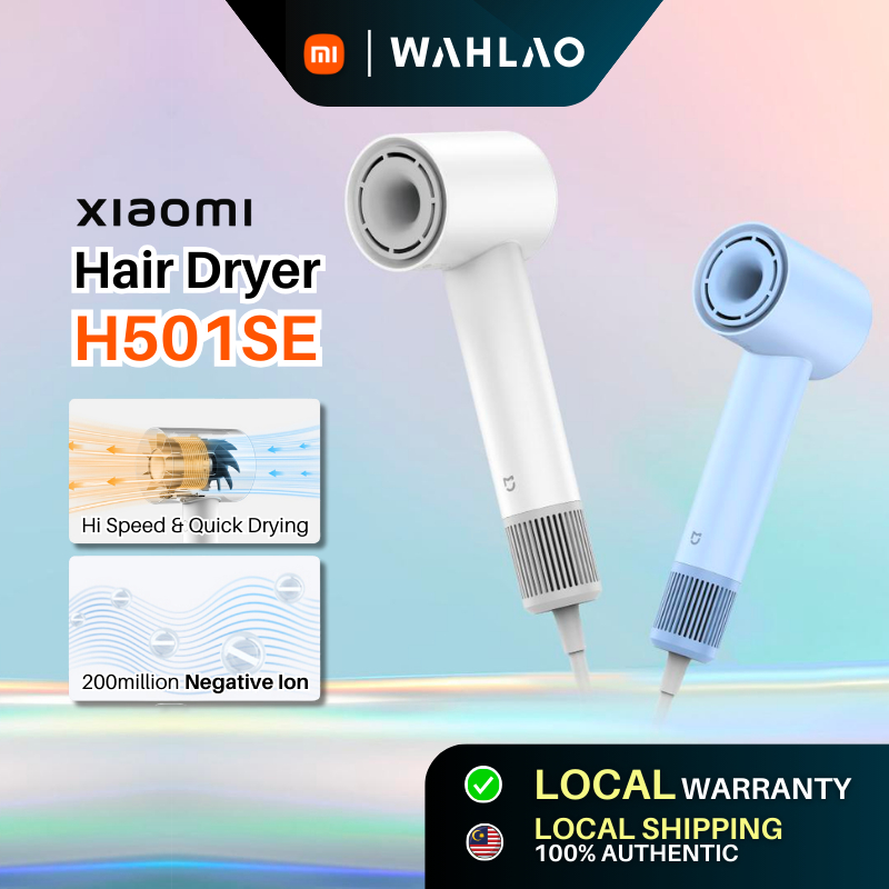 Xiaomi Mijia High Speed Hair Dryer H501SE 200 millions Negative Ions Quick Drying | Shopee Malaysia