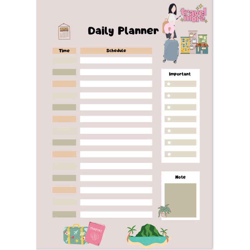 2024 WEEKLY PRINTABLE PLANNER | Shopee Malaysia