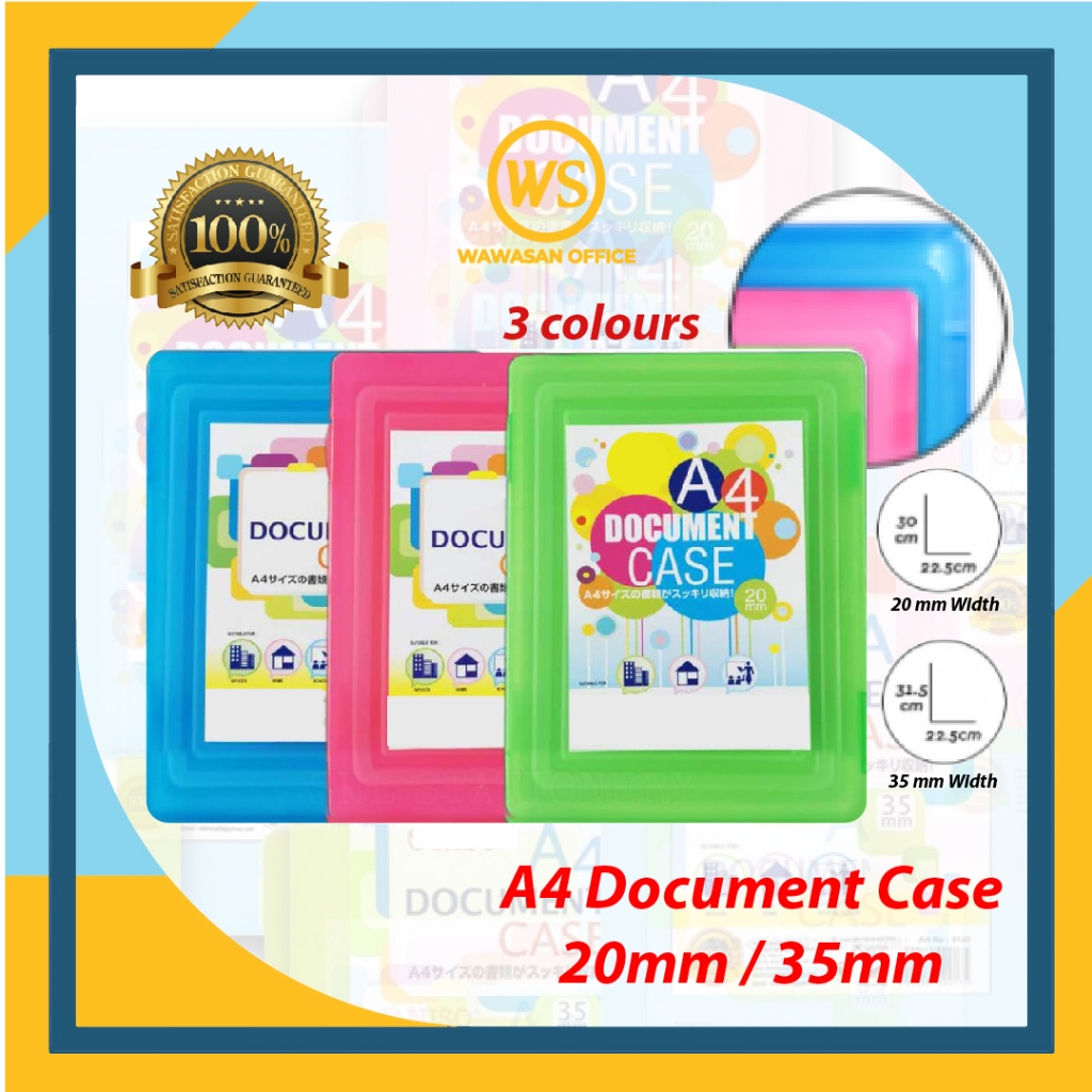 A4 Document Case / File Case / Document Holder A4 Size Holder Document ...
